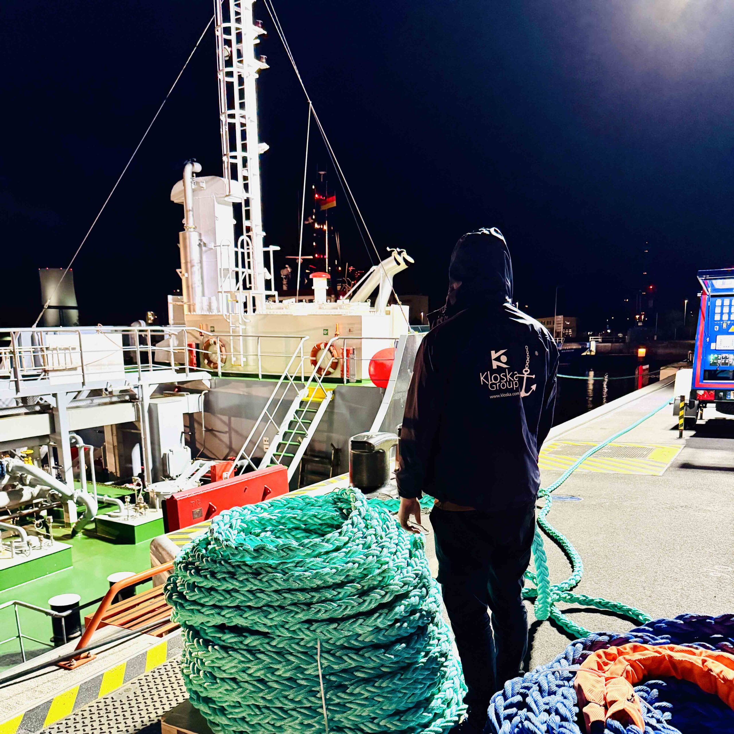 16.10.2024: Kloska Group unterstützt mit Festmachern die Bergung von ...